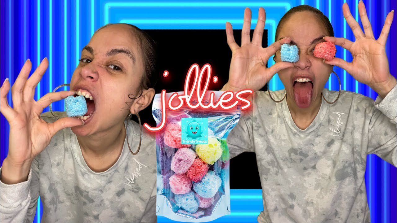 Freeze Dried Jollies @TrendyTreats 🥶| Trying jolly ranchers in a new ...
