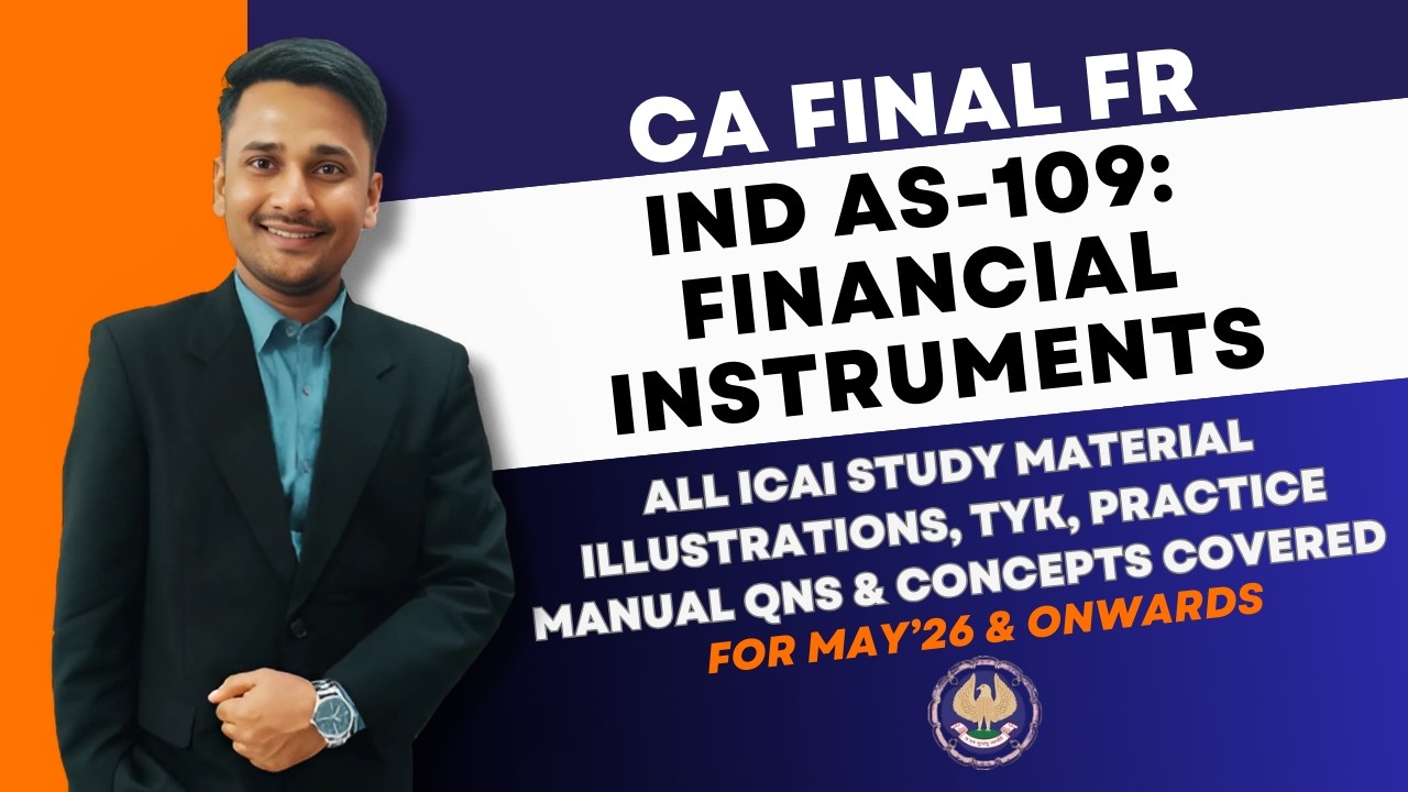 IND AS 109:Financial Instruments | FR CA Final | ICAI All Illustrations ...