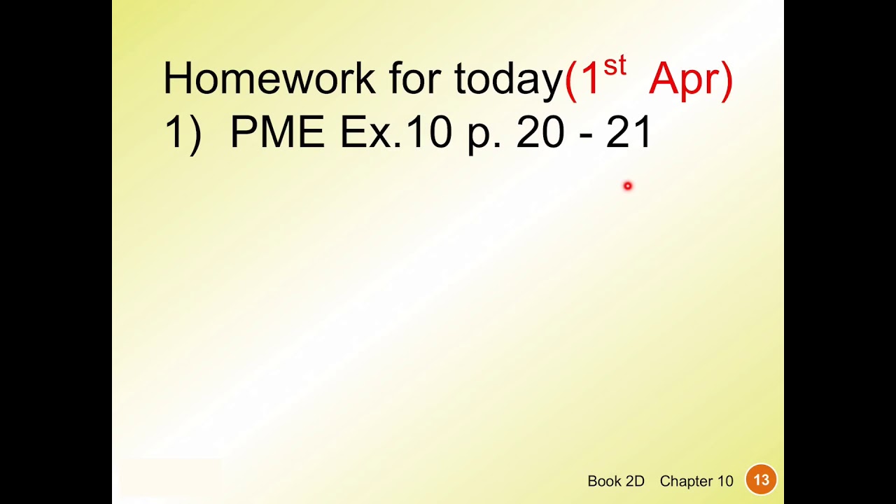 P2 Math 1st Apr part B - YouTube