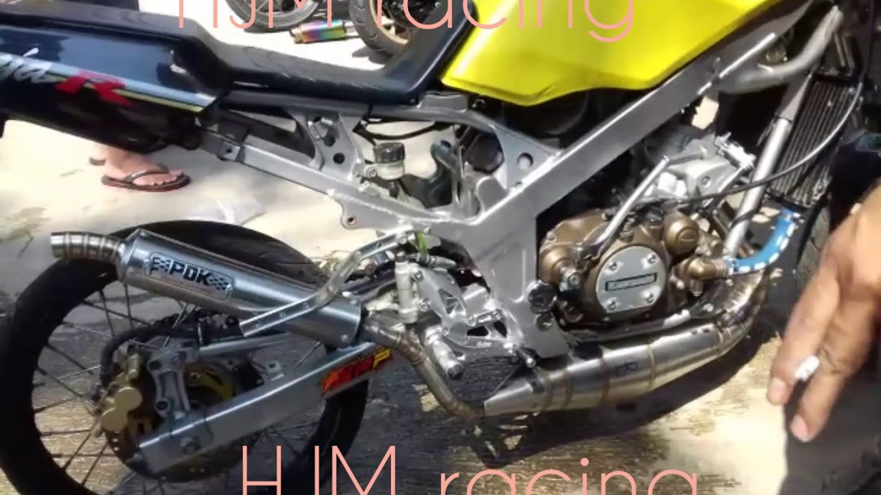 knalpot ninja 150 r 150 rr 150 ss knalpot ninja cobra - YouTube