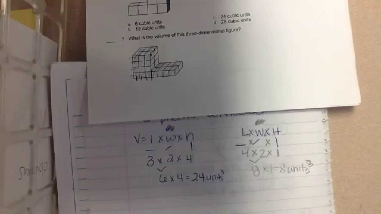 Volume- visualizing drawing of cubes - YouTube