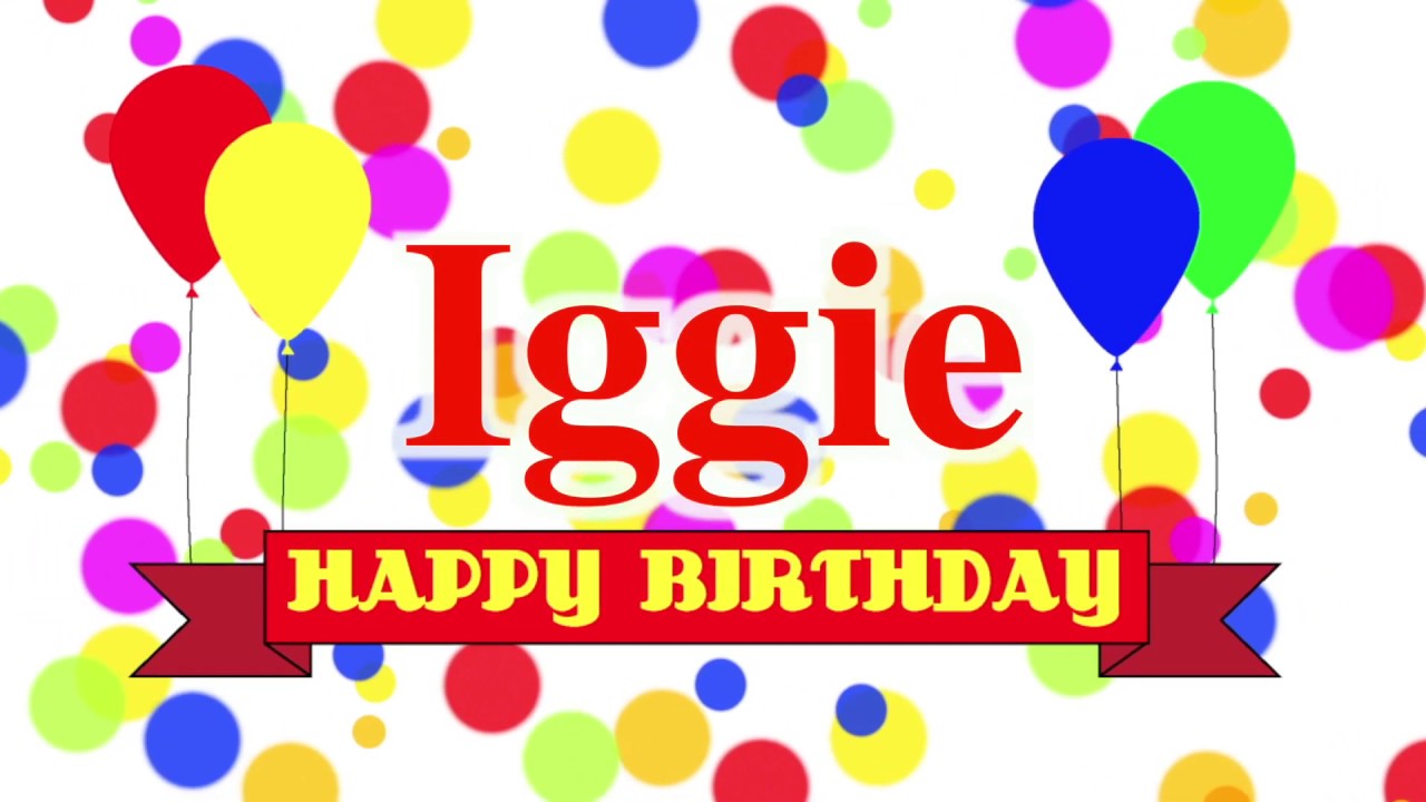 Happy Birthday Iggie Song - YouTube