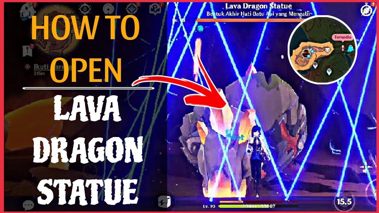 NEW BOSS LAVA DRAGON STATUE GENSHIN IMPACT - YouTube