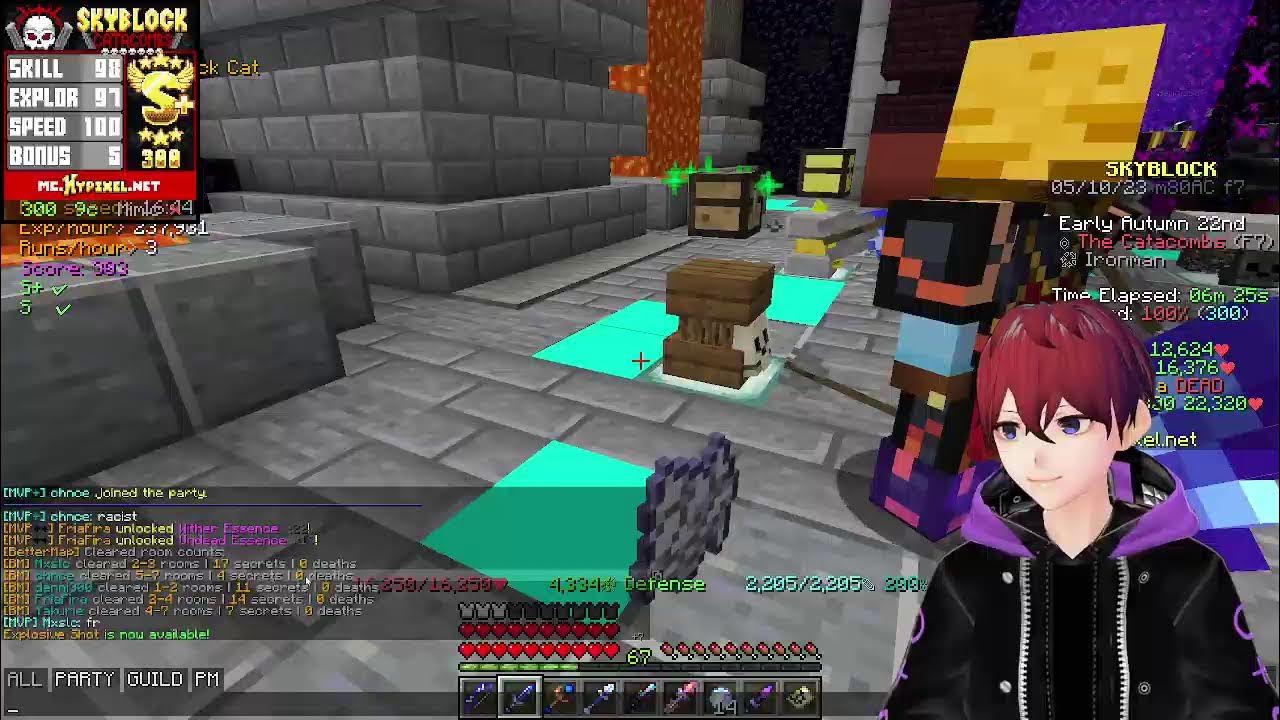 F7 gaming only. Hypixel Skyblock Ironman. [Vtuber] - YouTube