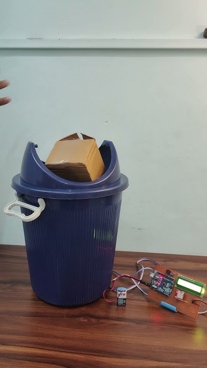 DIY Smart Dustbin using Arduino #arduino #schoolprojects #diy - YouTube