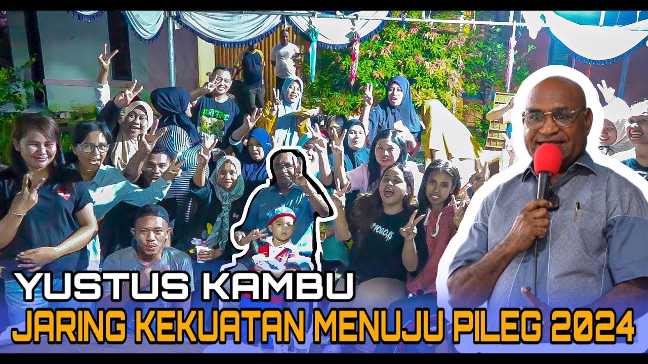 Yustus Kambu Jaring Kekuatan Menuju Pileg 2024 - YouTube