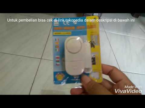 Alarm Pintu Sensor Magnet - YouTube