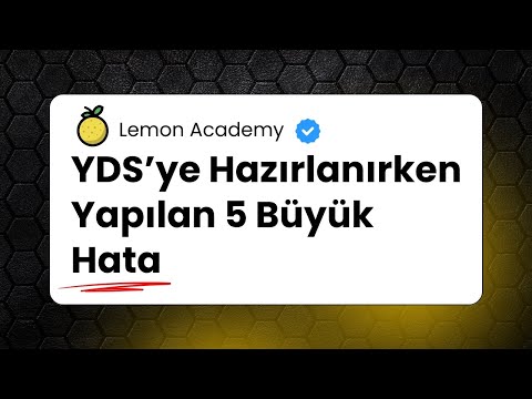 YDS’ye Hazırlanırken Yapılan 5 Büyük Hata