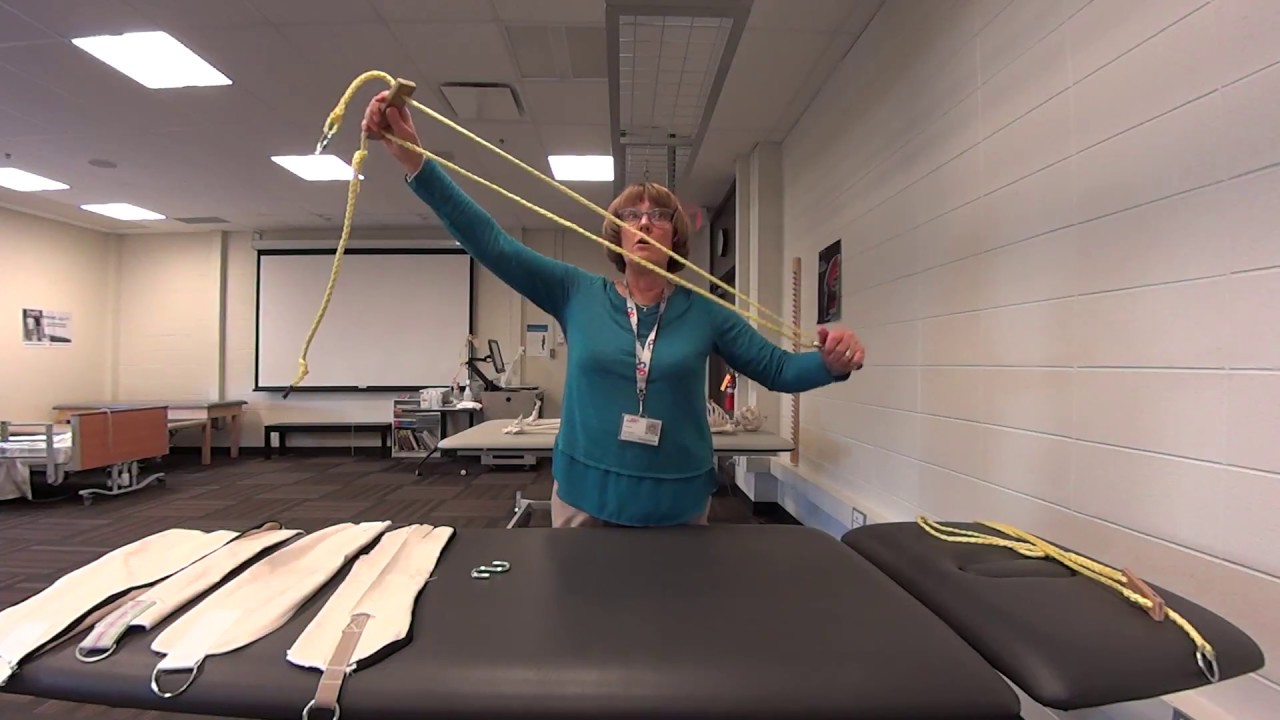 Slings and ropes for AAROM - YouTube