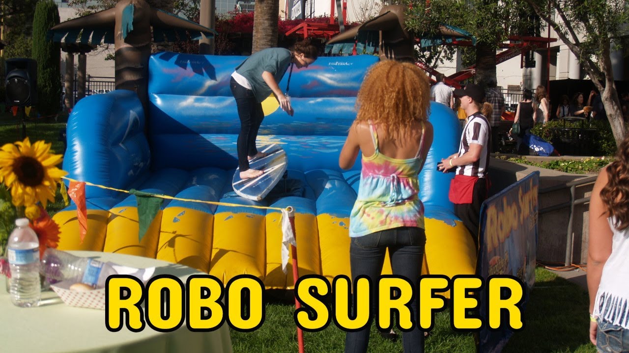 Surfs Up Dudes with the Robo Surfer, a Beach Theme Activity for Company ...