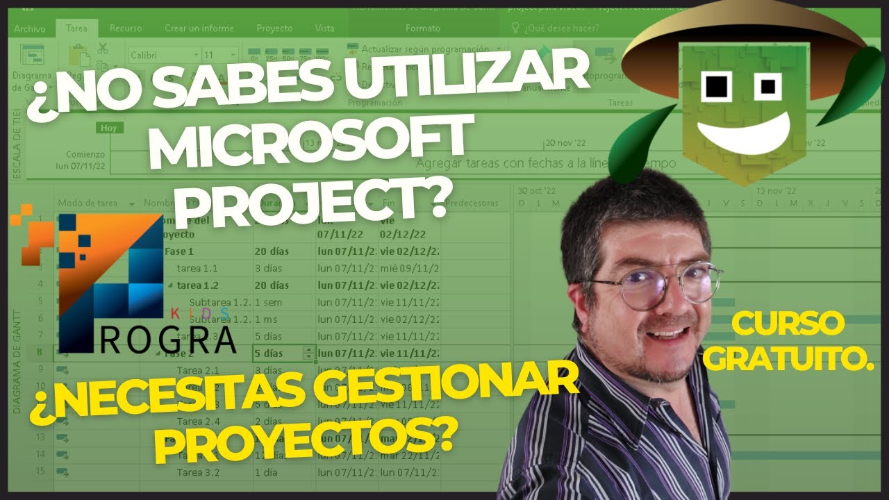 Inicio Curso de Gestión de Proyectos con Microsoft Project desde ...
