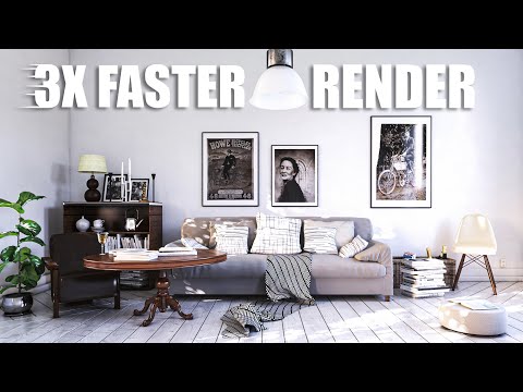 How To Speed Up Your Render 3X Faster Using V-Ray Denoiser - YouTube