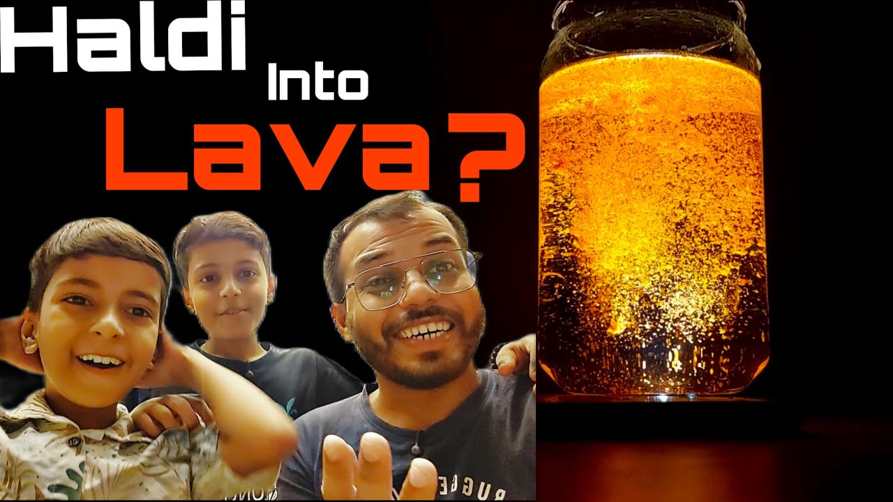 Magic Haldi Water Experiment 🧪 | DIY Lava Lamp with Turmeric at Home ...