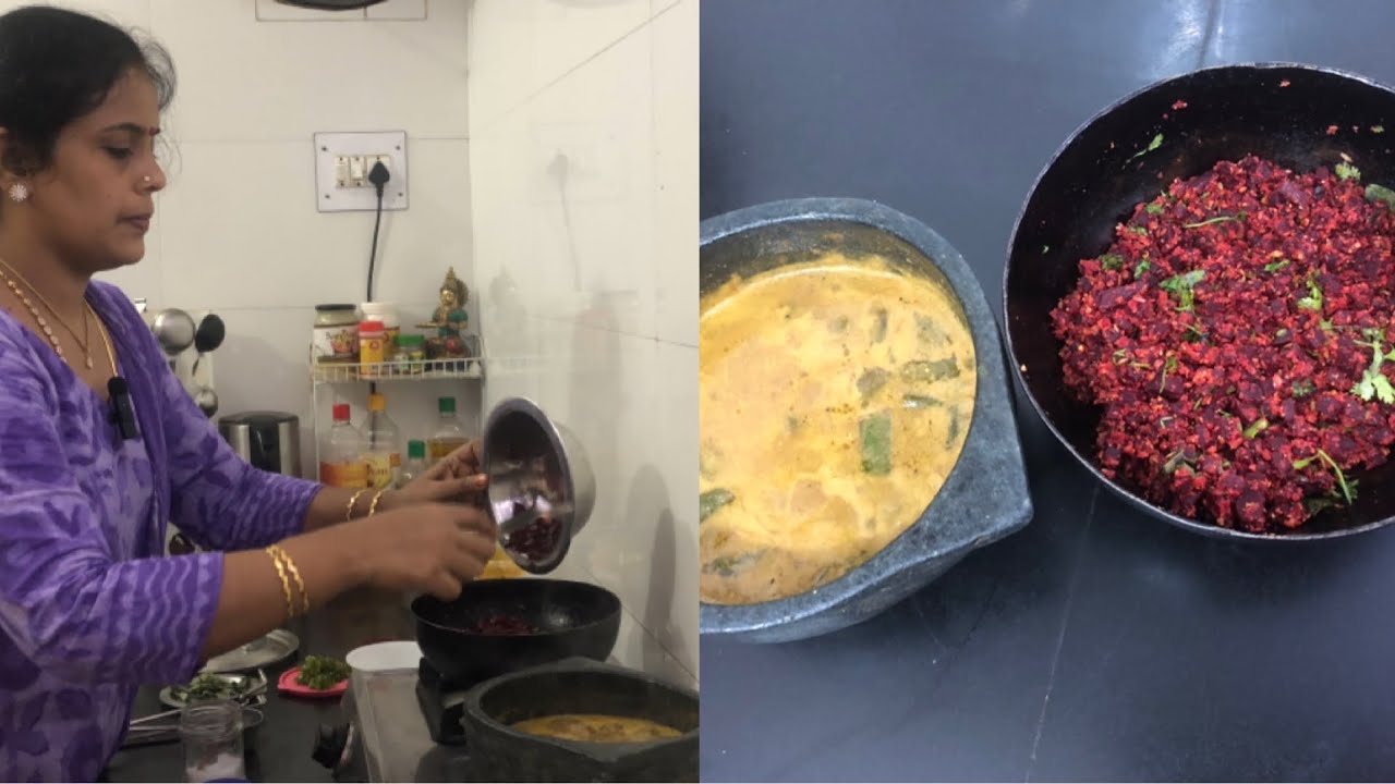 Monday cooking | Vendaikkai Puli Kuzhambu - YouTube