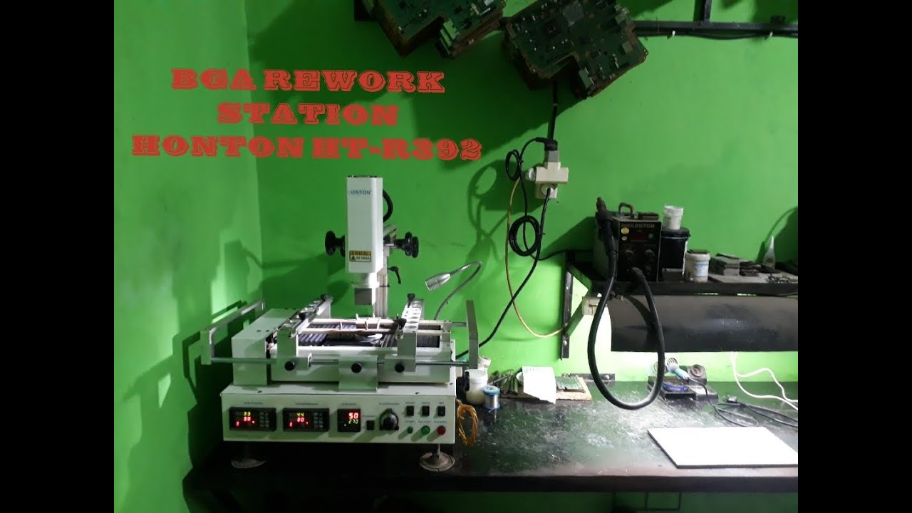 BGA REWORK STATION !!!! HONTON HT-R392 - YouTube