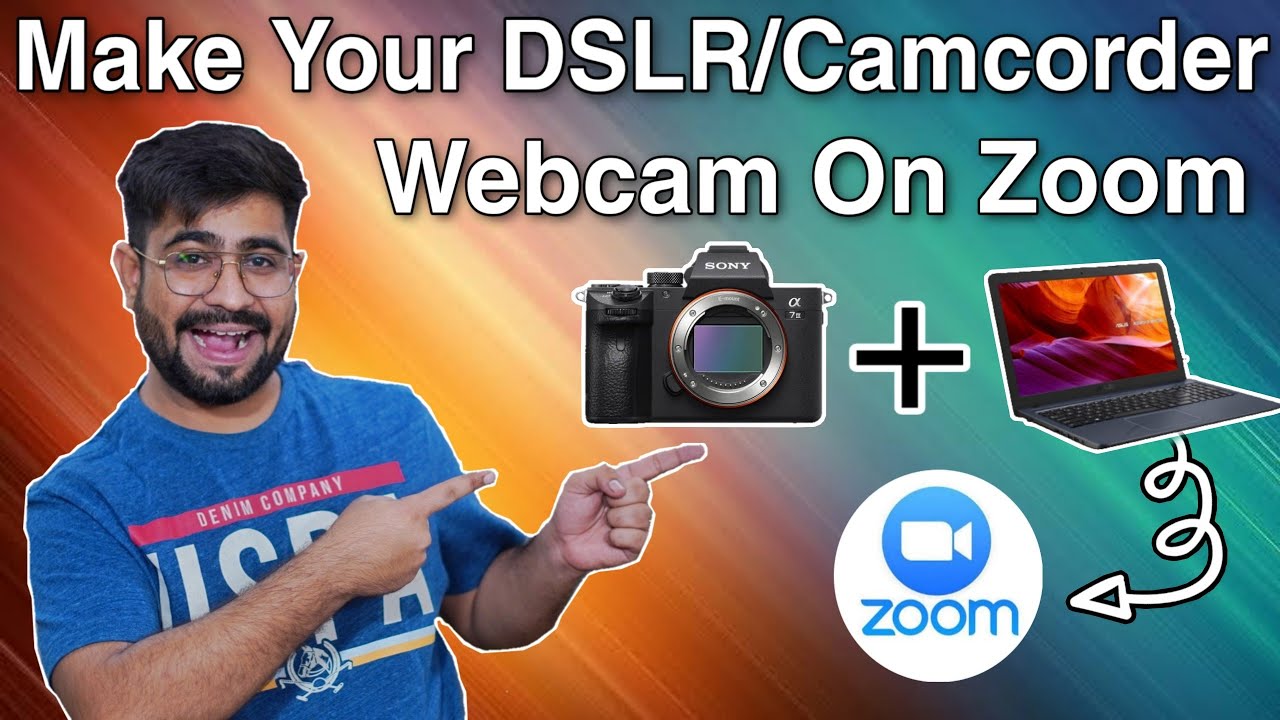 How to use DSLR or Mirrorless in Zoom without Capture Card - YouTube
