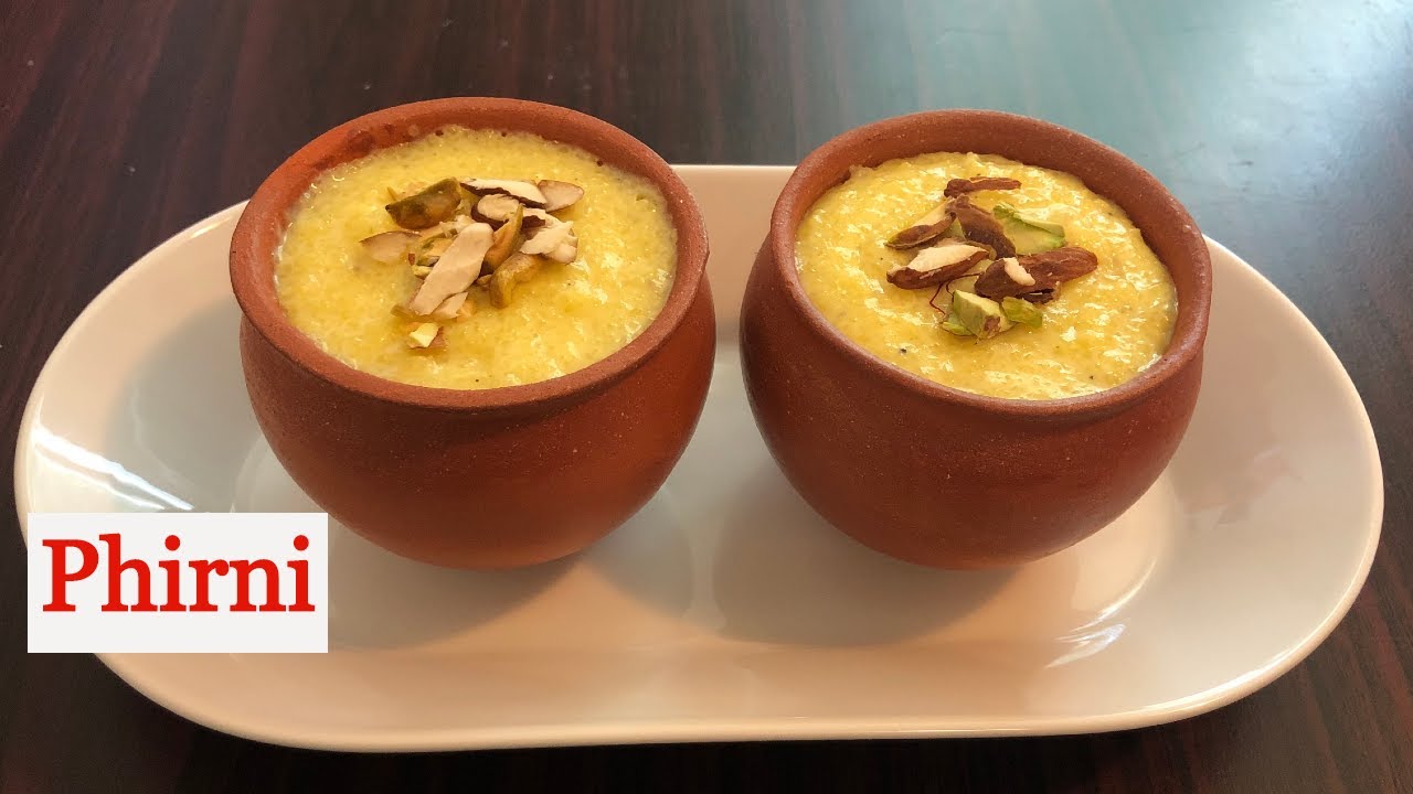 Phirni recipe | Eid Special | How to make Rice Phirni | Firni recipe ...