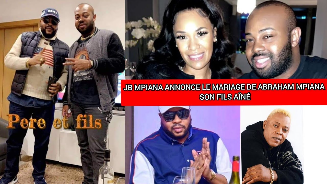 Jb Mpiana marie son fils Abraham Mpiana à Marilyn Emeneya la fille de ...