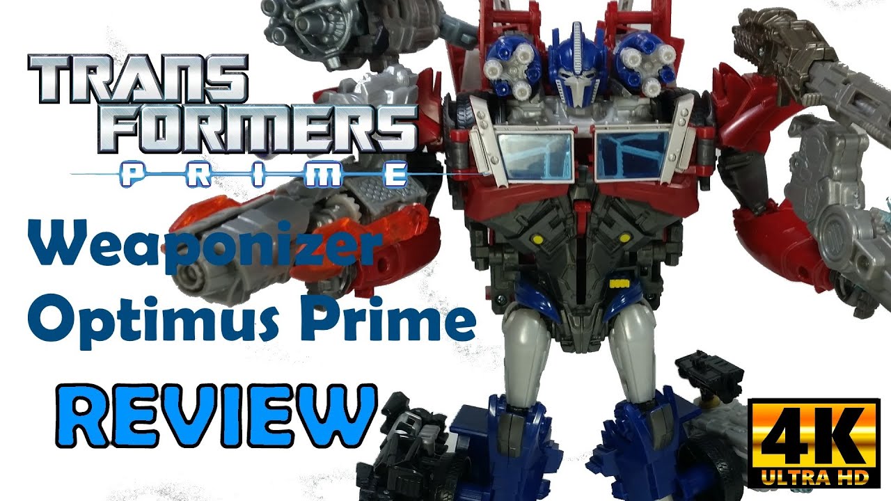 Transformers Prime Weaponizer Optimus Prime Review in UHD - YouTube
