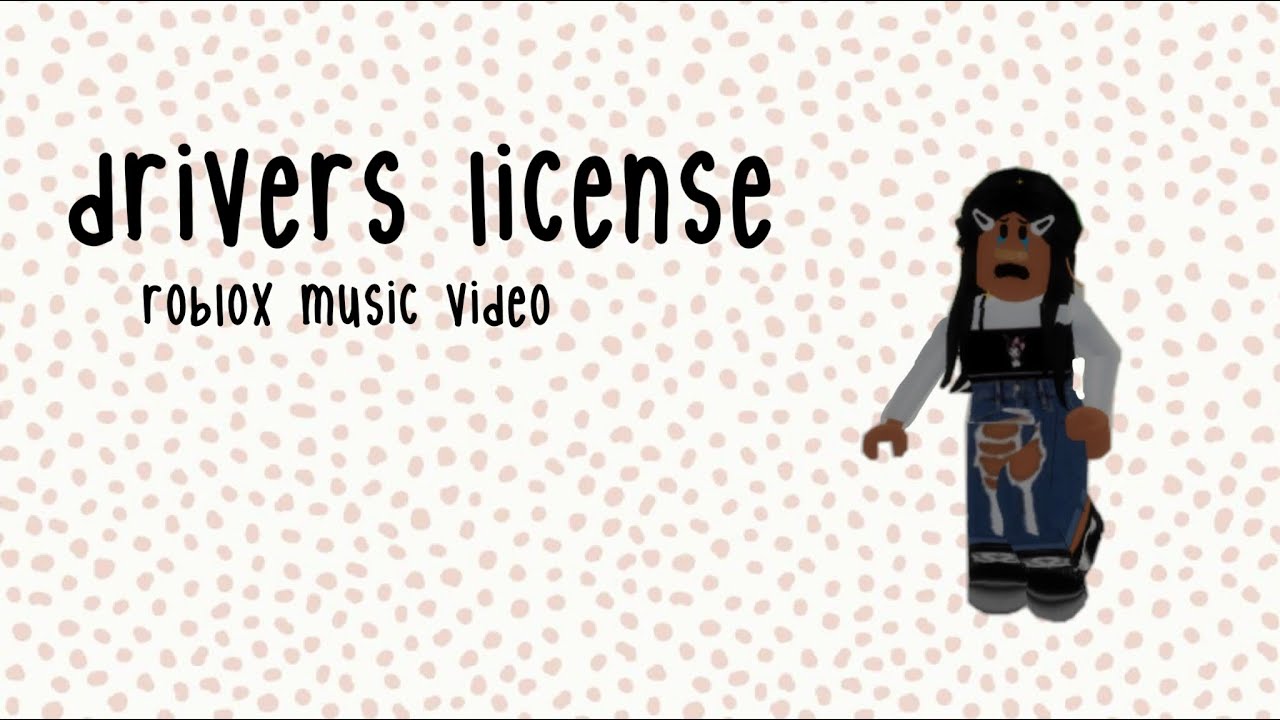 Drivers License-Roblox Music Video - YouTube
