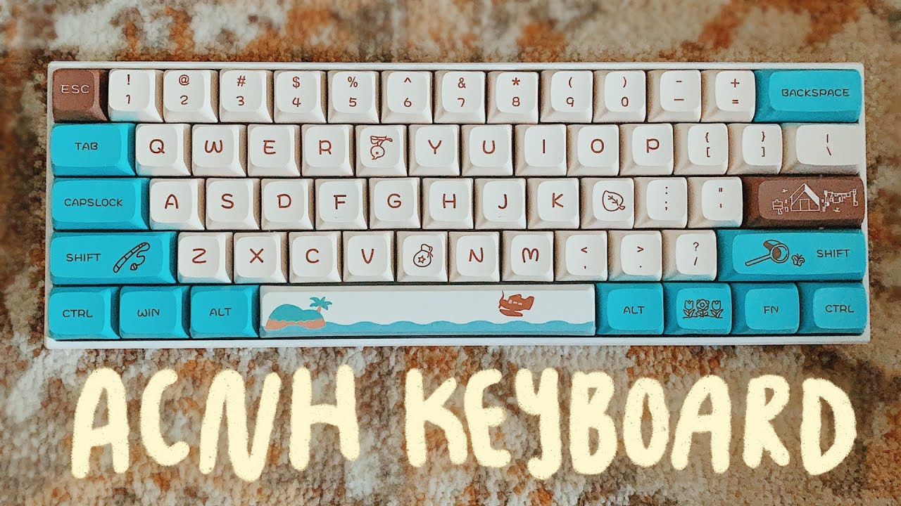 ACNH Anne Pro 2 Keyboard Customization - *ASMR Style & No Talking ...