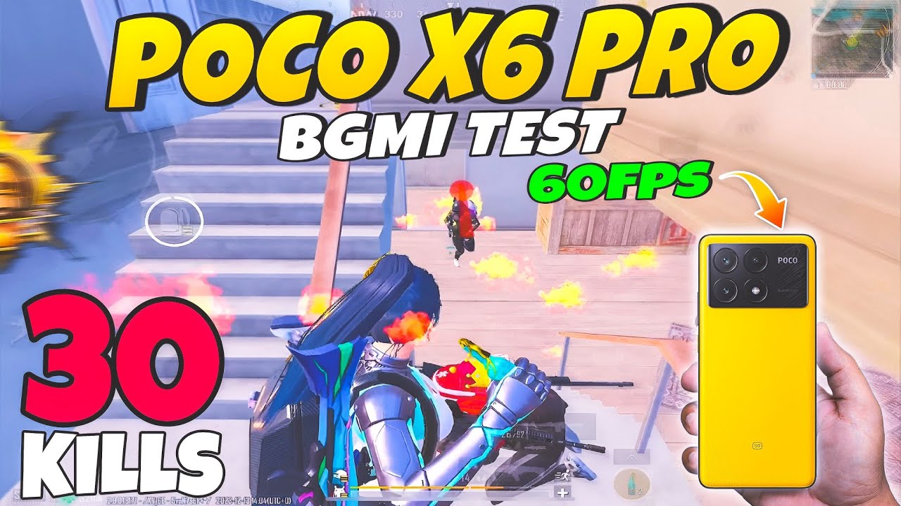 🔥Poco X6 Pro 5G BGMI 60fps Gameplay Test With Fps - YouTube