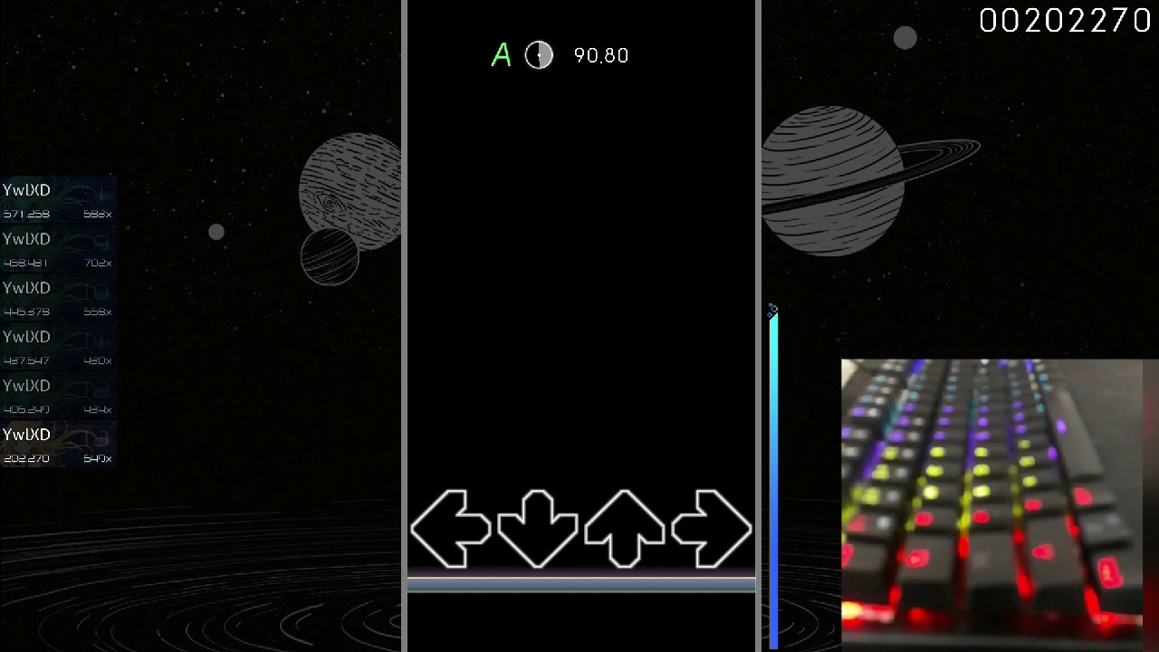 Osu Mania 4Key (A Fool Moon Night) - YouTube