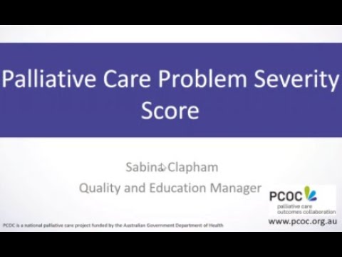 PCOC Education- Palliative Care Problem Severity Score (PCPSS) - YouTube