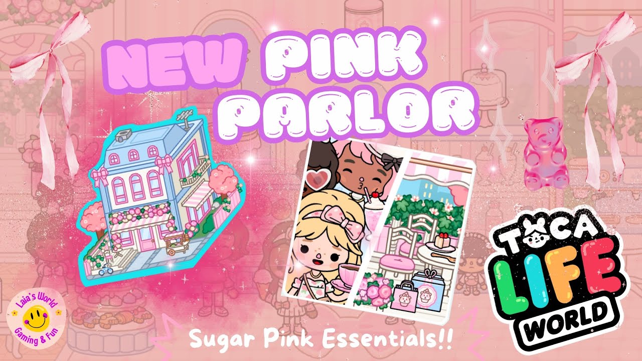 New* Pink Parlor | Sugar Pink Essentials | Toca World - YouTube