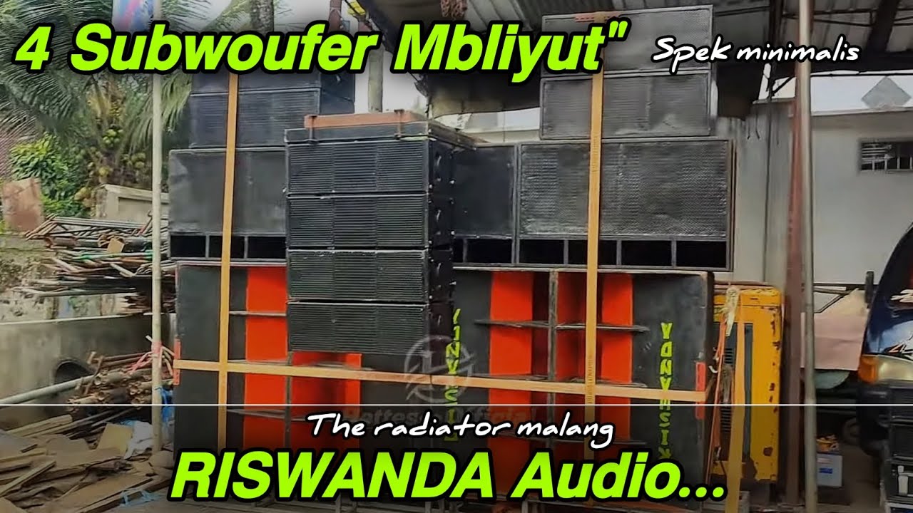 CEK SOUND RISWANDA AUDIO TEAM 1 spek minimalis full turbo mbliyut² ...