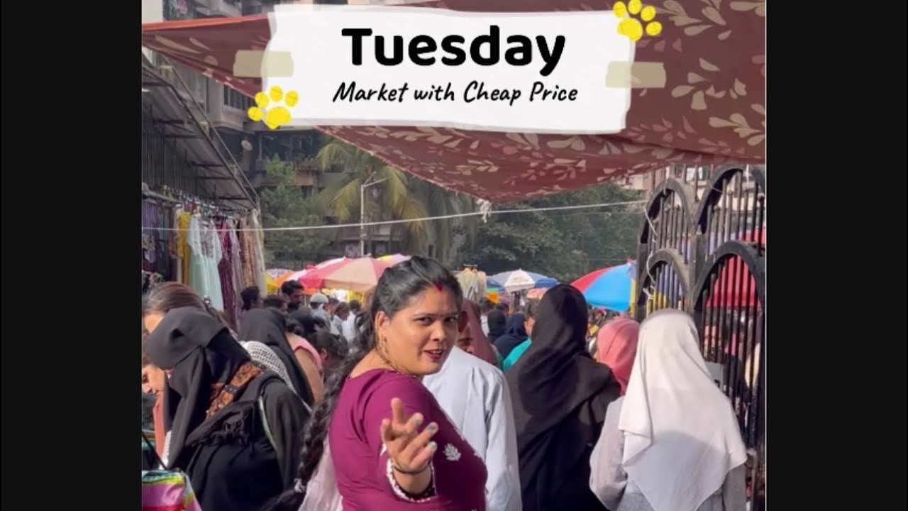 Tuesday Market in Andheri 👜🎭 - YouTube