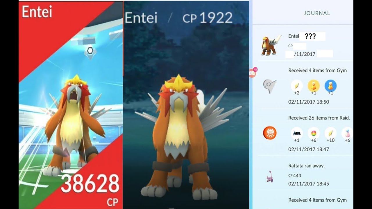 First Entei Raid - OMG 98% IV 【Pokemon GO】【#74】 - YouTube