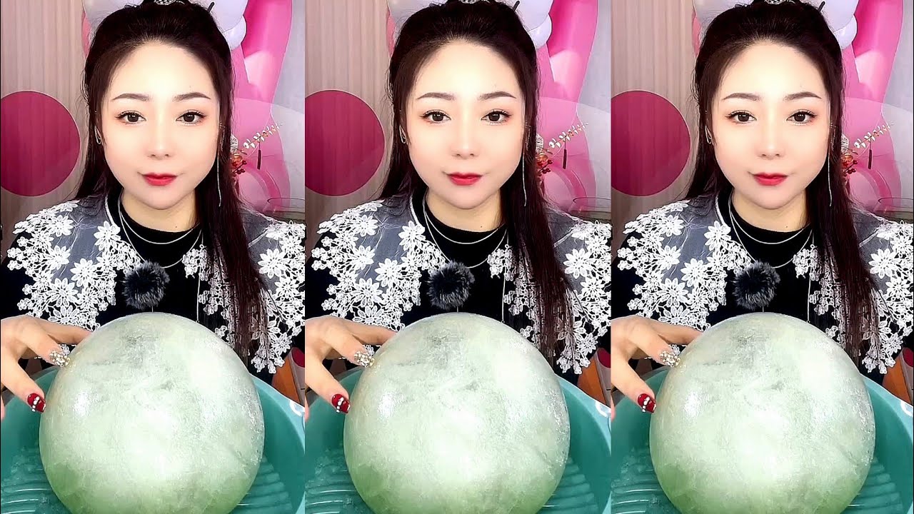 BALLOON ICE EATING | THIN ICE EATING. ICE EATING - YouTube