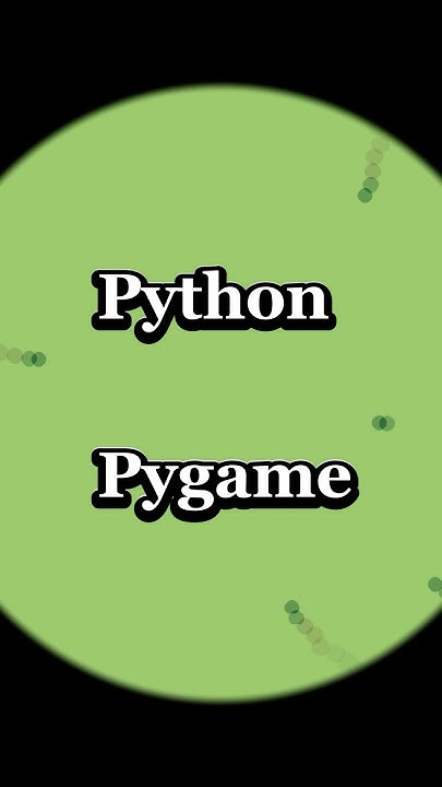 【pygame】うじゃうじゃ?? #python #pygame #プログラミング - YouTube