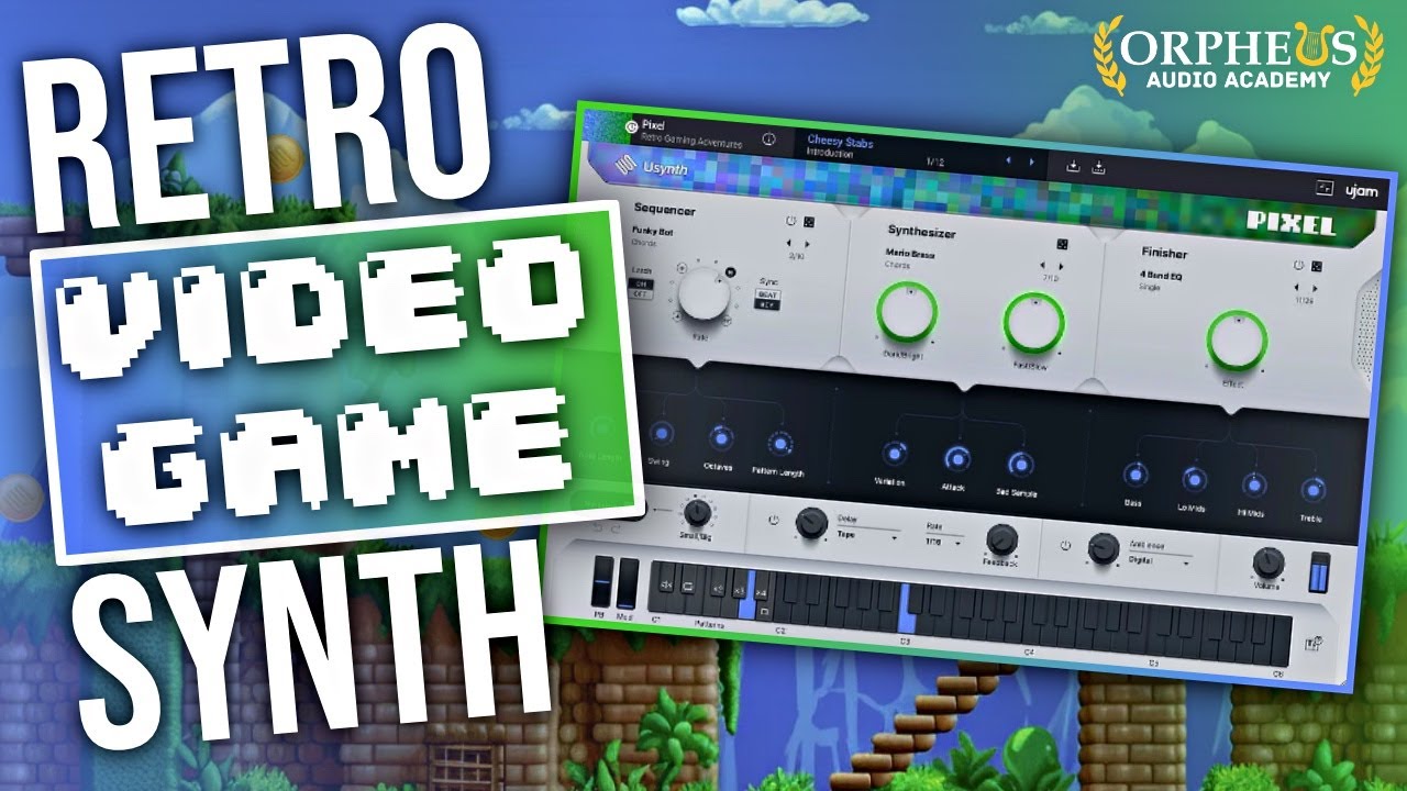 Create Retro Video Game Sounds In Seconds | Ujam Pixel Synth Review ...