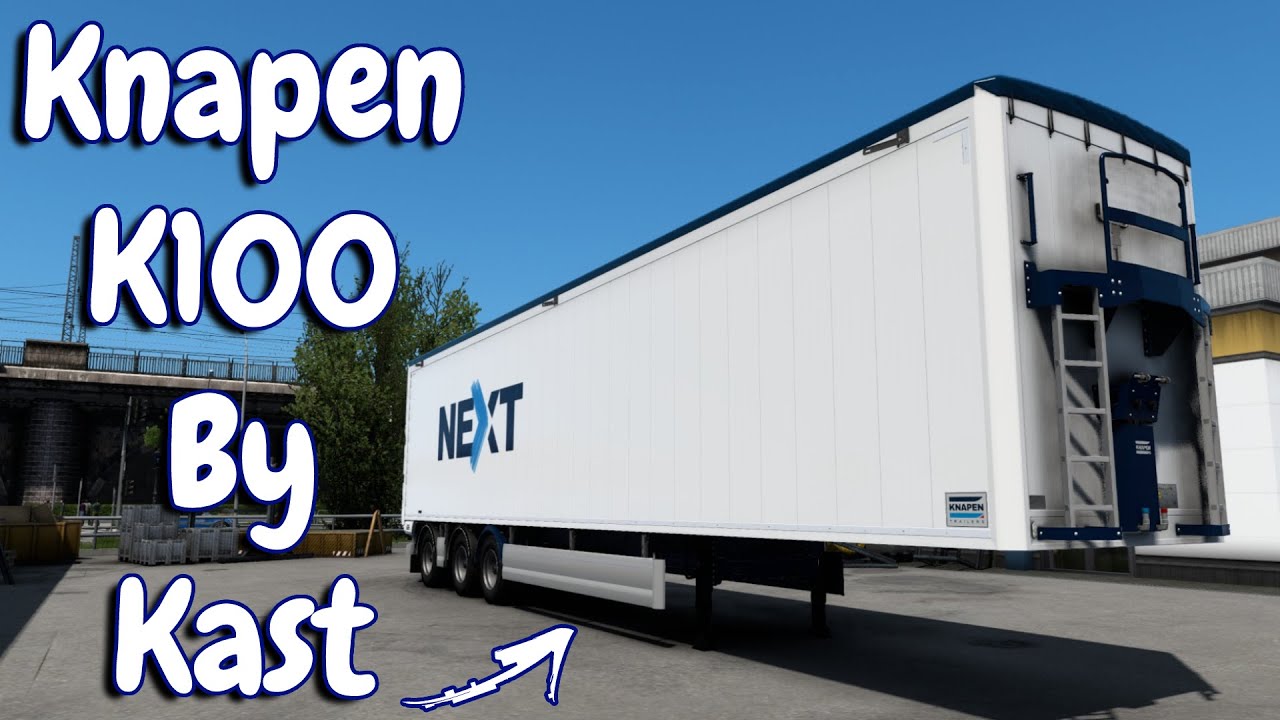 Knapen K100 Trailer By Kast (V1.4) - Euro Truck Simulator 2 Mod - YouTube