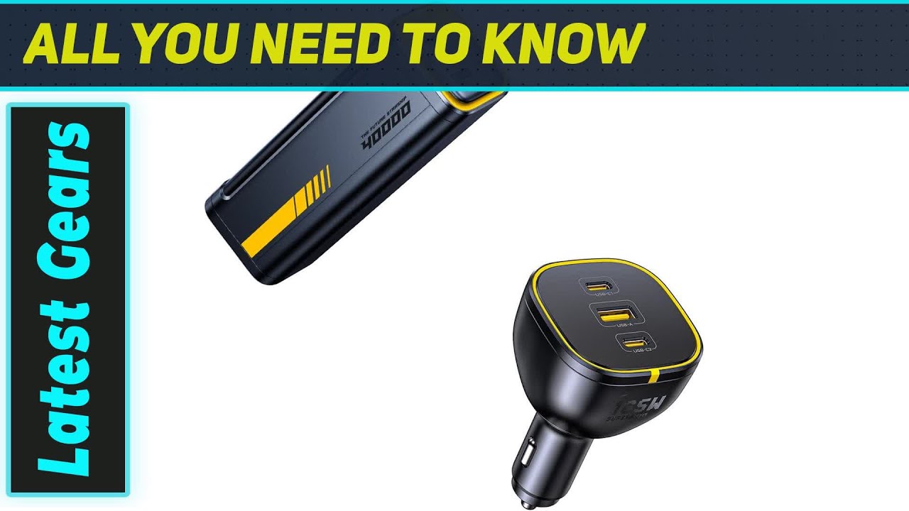 AOHI 165W Car Charger 40k mAh Power Bank: Ultimate Power Combo! - YouTube
