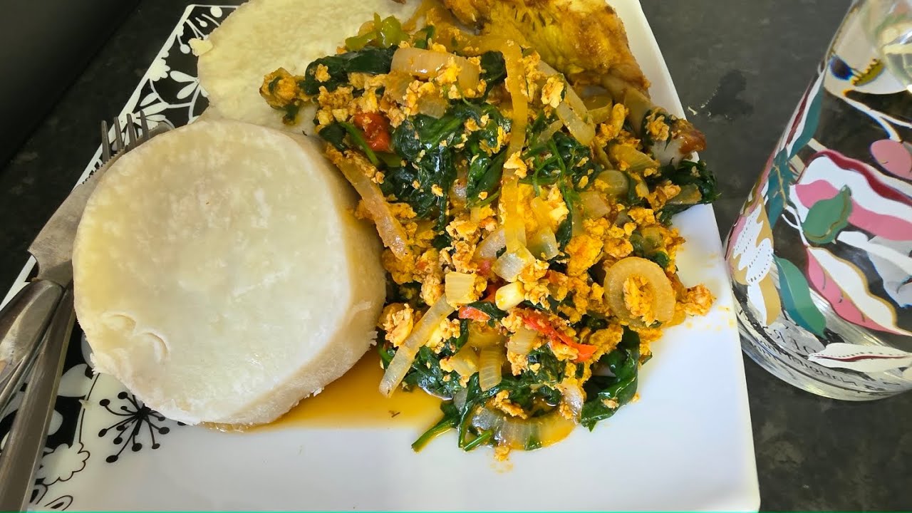 Making Delicious Boil Yam And Vegetable Eggs Source # Breakfast # easy ...