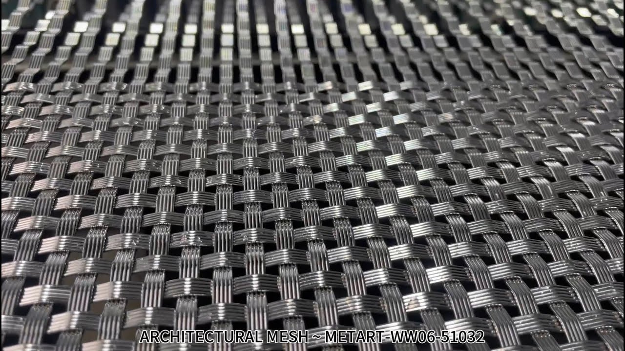 Architectural Metal Mesh Factory Unveils the weaving process of Decor ...