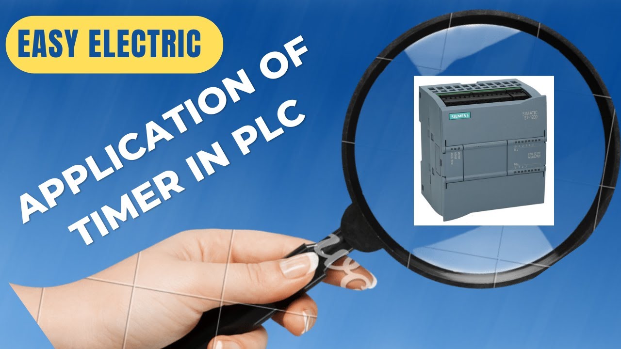 Application of Timer in PLC (TON Timer On Delay) - YouTube
