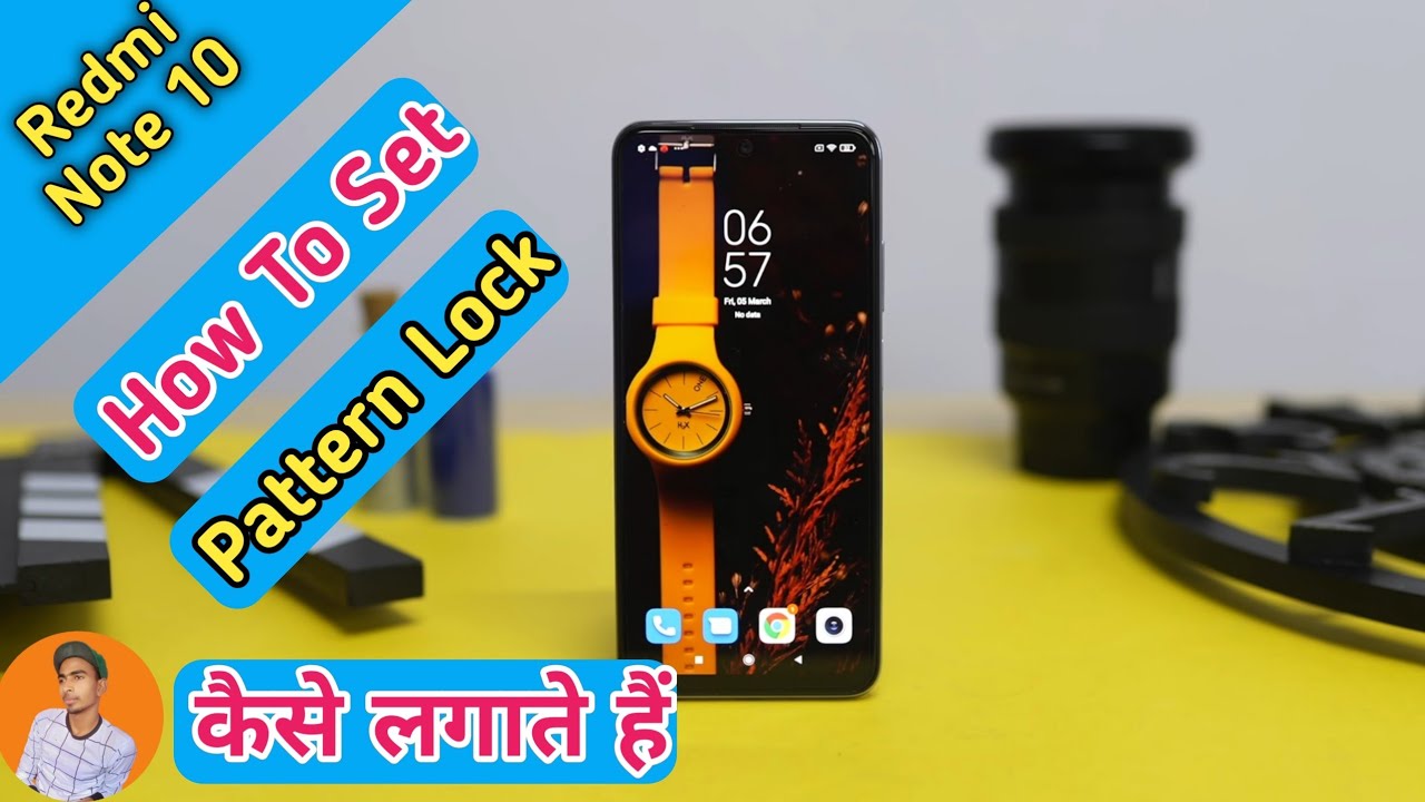 How To Set Pattern Lock in Redmi Note 10 , Redmi Note 10 Main Pattern ...