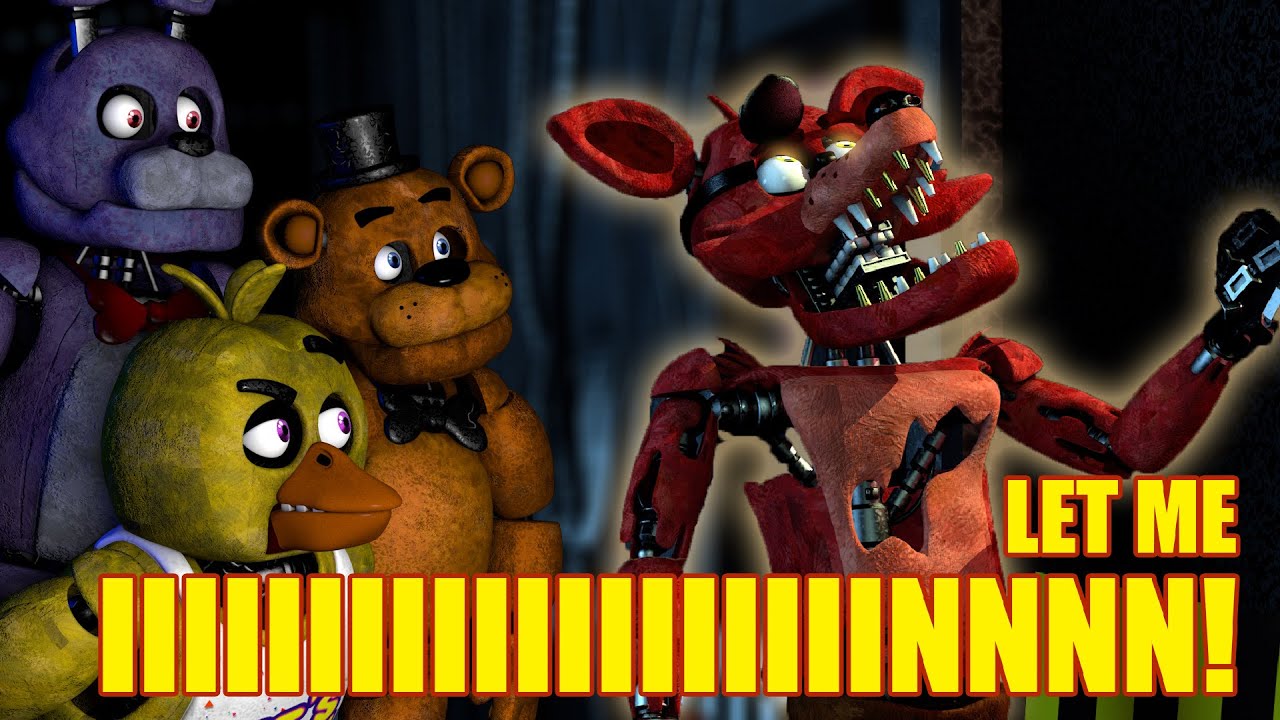 LET ME IN!! | Foxy VS Door! | Funny Animation Short - YouTube