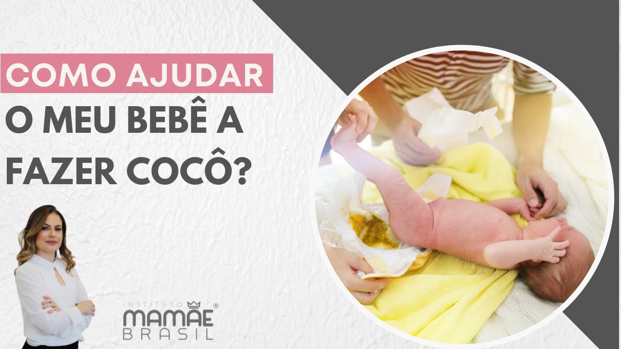 Como ajudar o bebê a fazer cocô? - YouTube