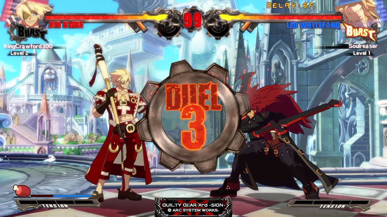 Guilty Gear Xrd -SIGN Leo Whitefang 1st Time Rank - YouTube