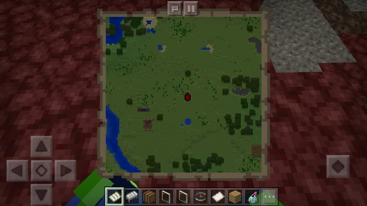 como viajar en el nether con mapa y guía de exploración rápida - YouTube