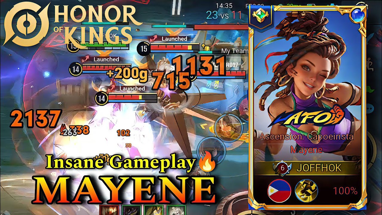 Honor of Kings Mayene Insane Legendary Gameplay - Top Global Build ...