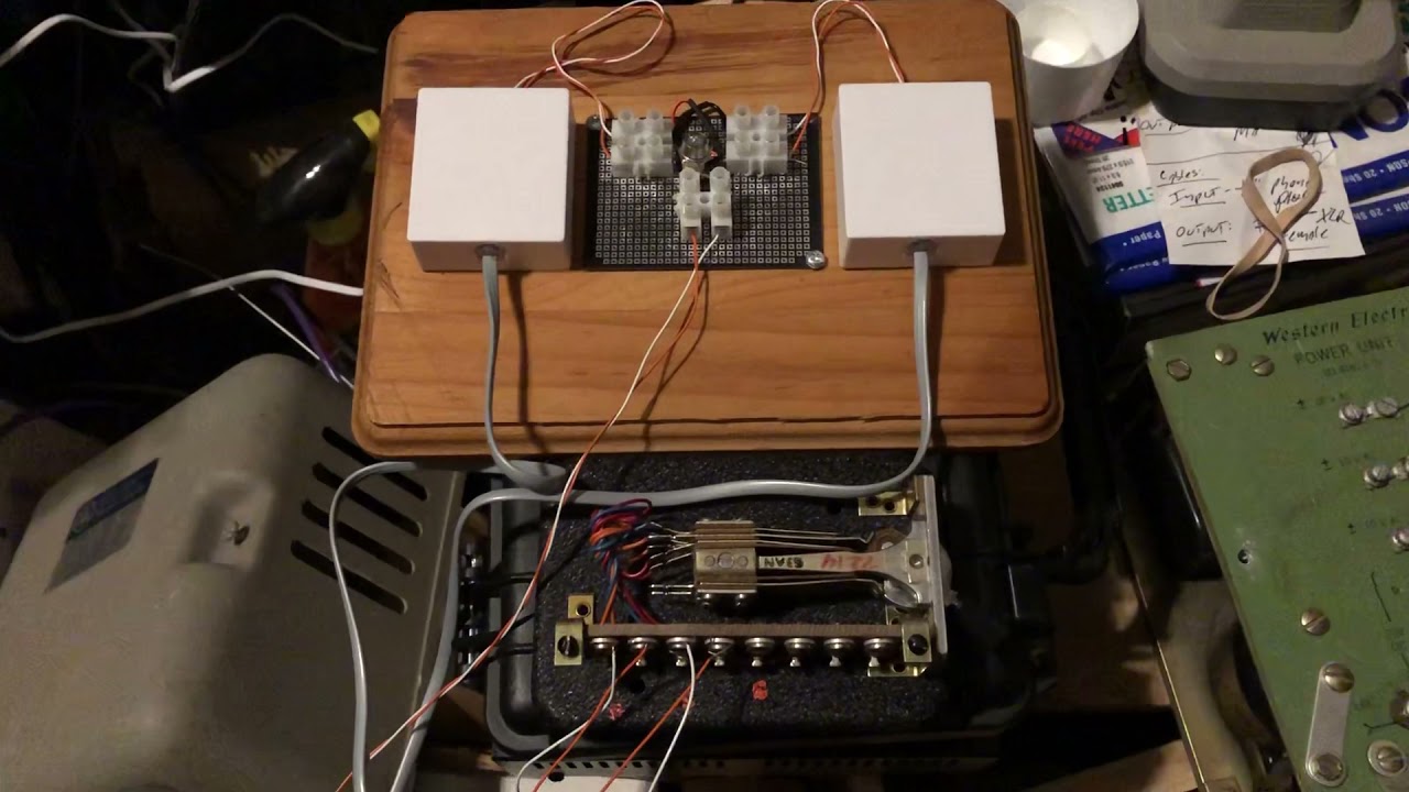 Simple Common-Battery Telephone Circuit - YouTube