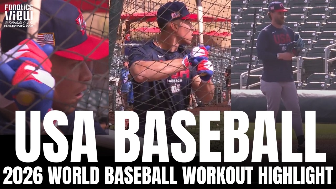 Aaron Judge, Bryce Harper, Bobby Witt Jr. & Team USA Take Batting ...