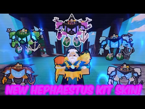 *NEW* HEPHAESTUS KIT SKIN!.. (Roblox Bedwars) - YouTube