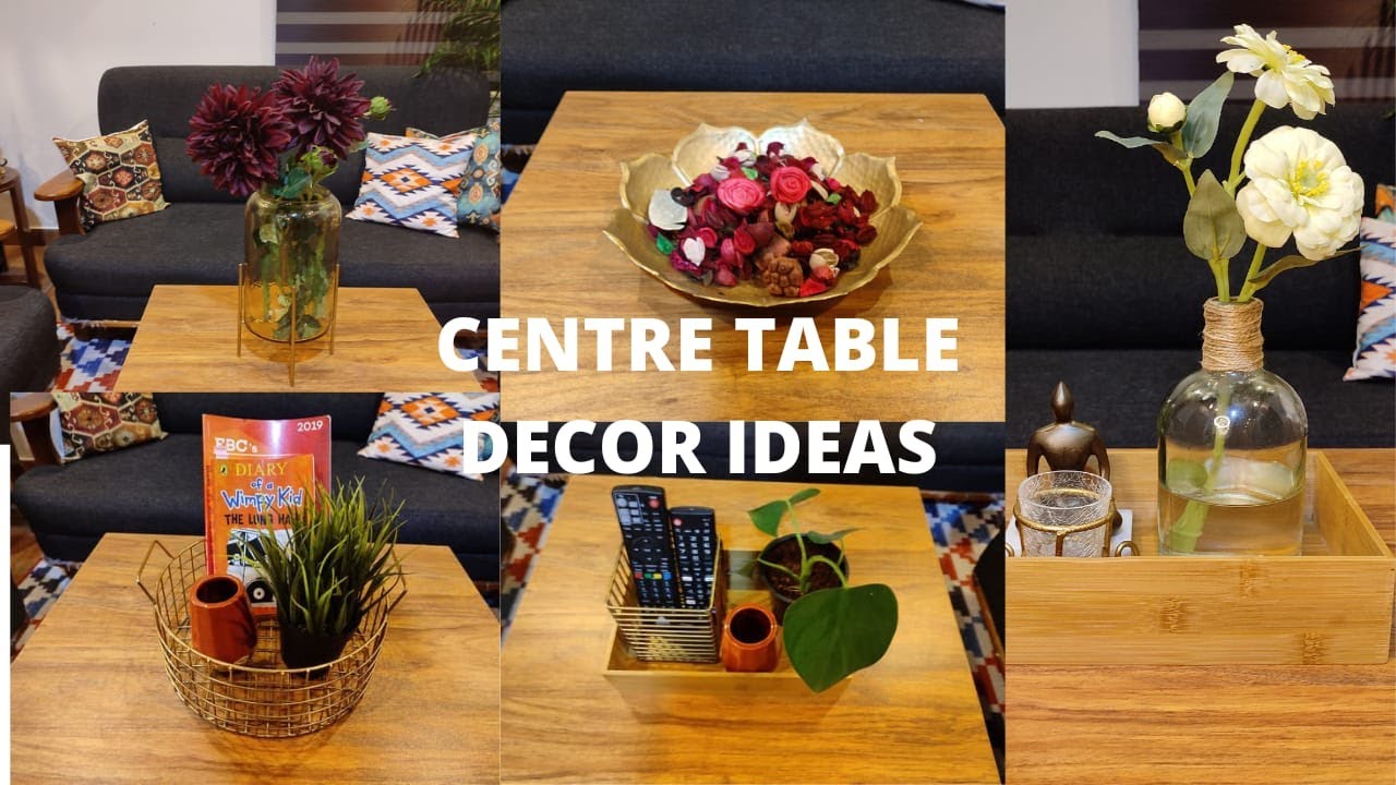 Centre Table Decor Ideas l Living Room Centre Table Decorations l Its ...
